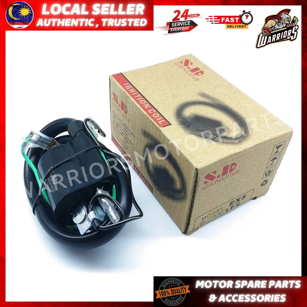 HONDA EX5/EX5 HP/EX5 OLD/EX5 DREAM [SD GENUINE] IGNITION COIL ASSY PLUG ...