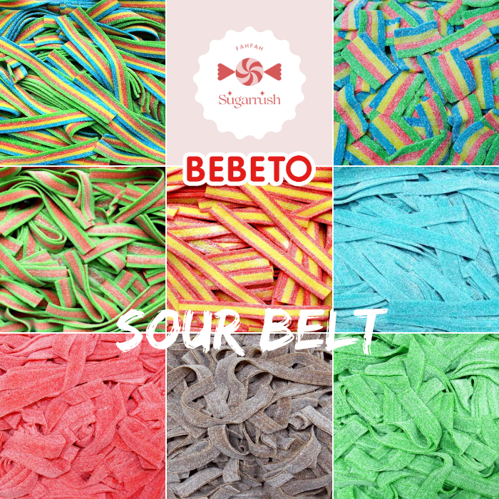 Halal Readystock Sour Blast SUPER MASAM TURKEY Rainbow Sour Tape Sour ...