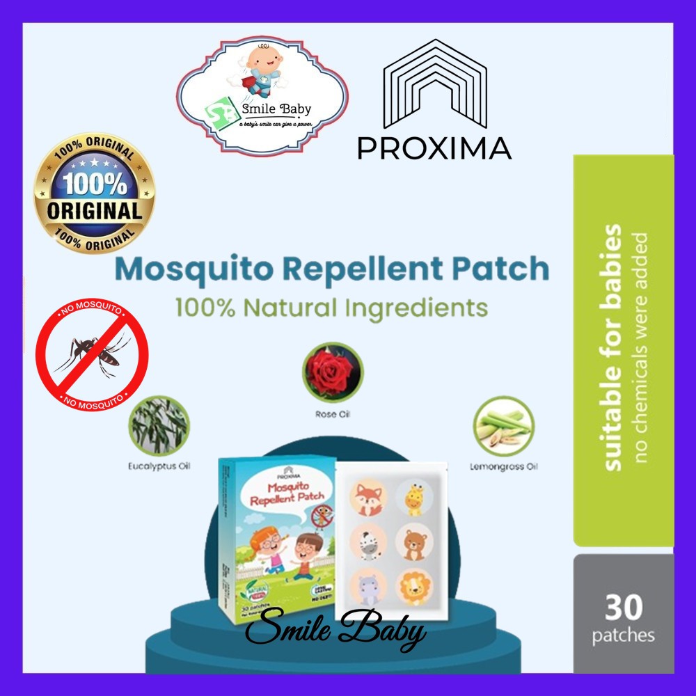 Proxima Mosquito Repellent Patch (30 patches/Box) PELEKAT PENGHALAU ...