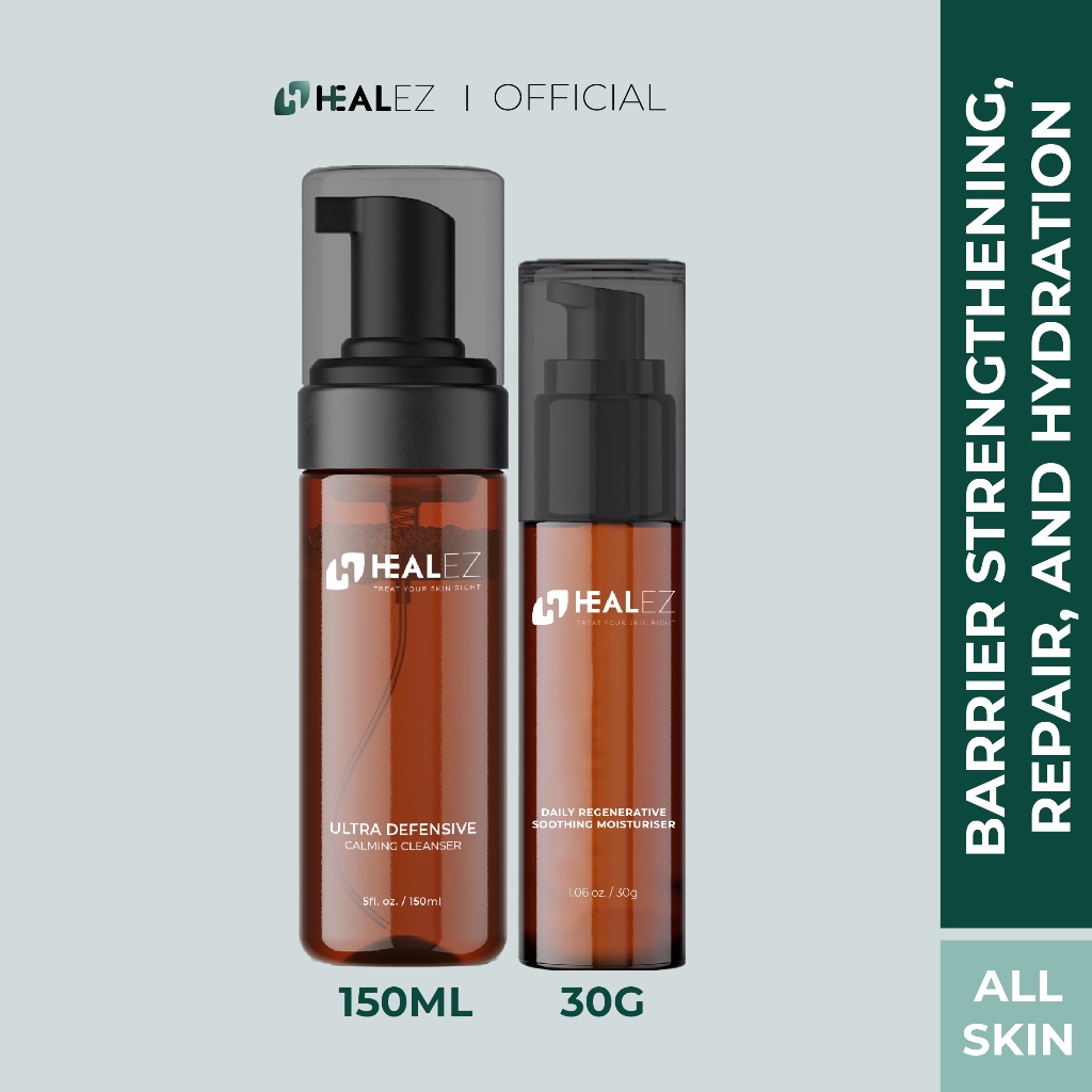 HEALEZ Skin Barrier Repair Duo - Calming Cleanser 150ML + Soothing ...