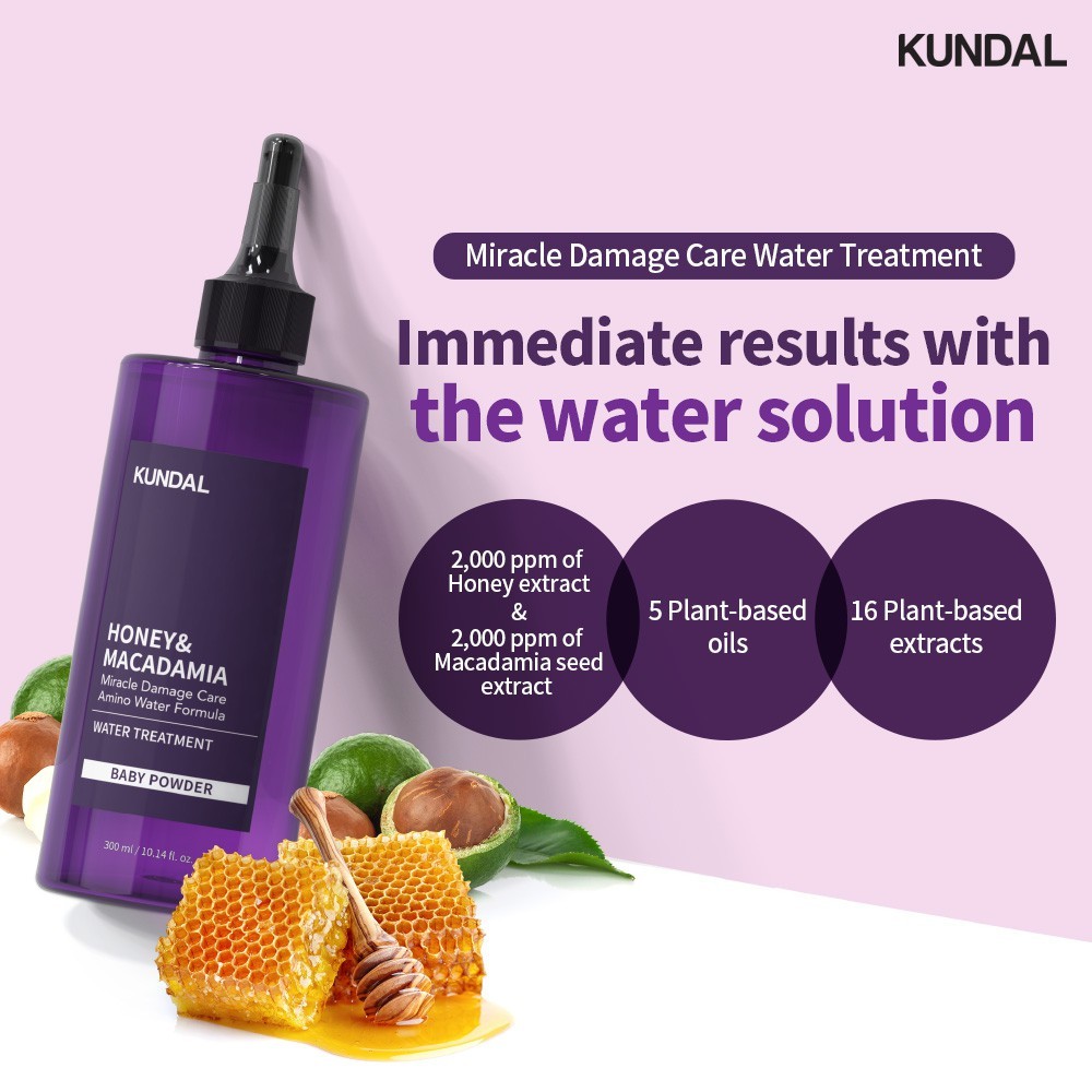 Kundal Honey & Macadamia Water Treatment Cherry Blossom 300ml | Shopee ...