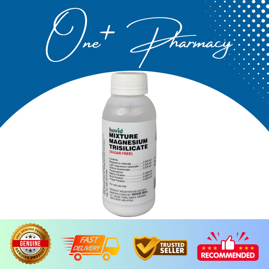 HOVID MIXTURE MAGNESIUM TRISILICATE SUSPENSION 120ML | Shopee Malaysia