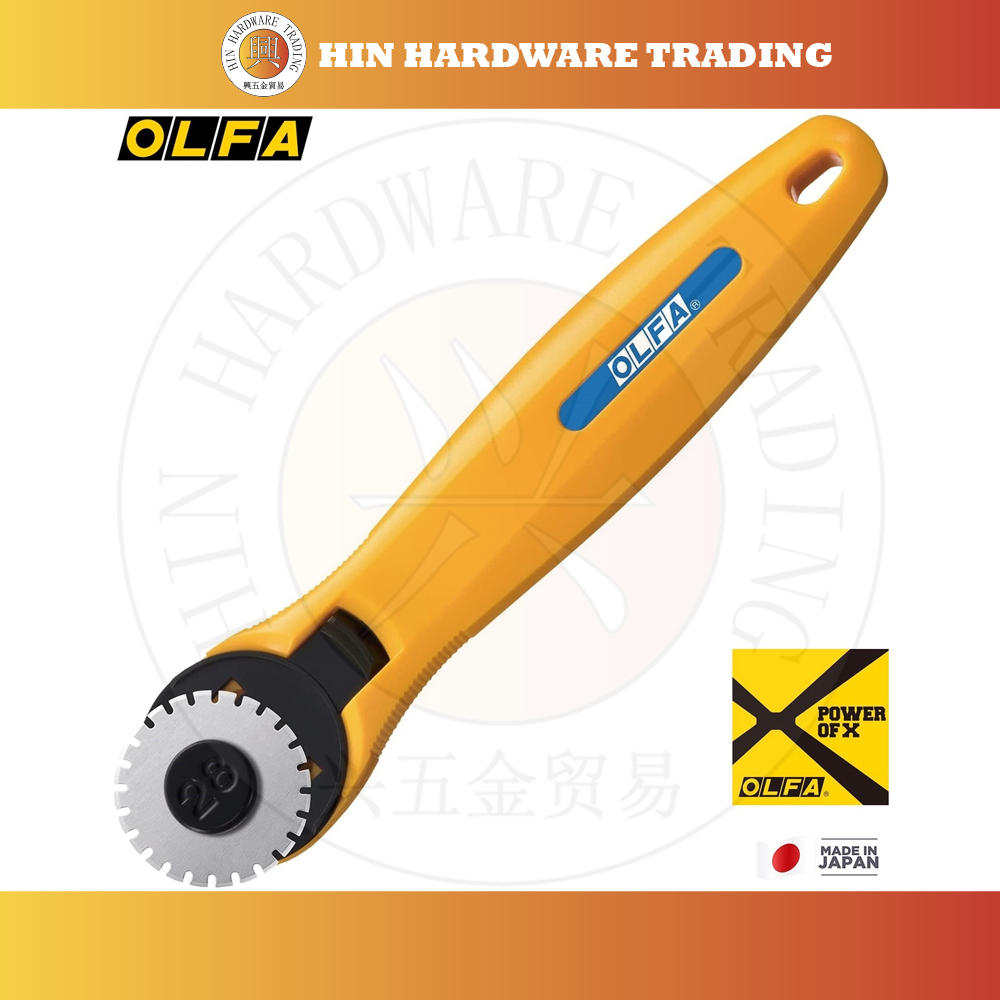 OLFA PRC-3/C (235B) 28mm Perforated Rotary Cutter Made In Japan 日本製 | Shopee Malaysia