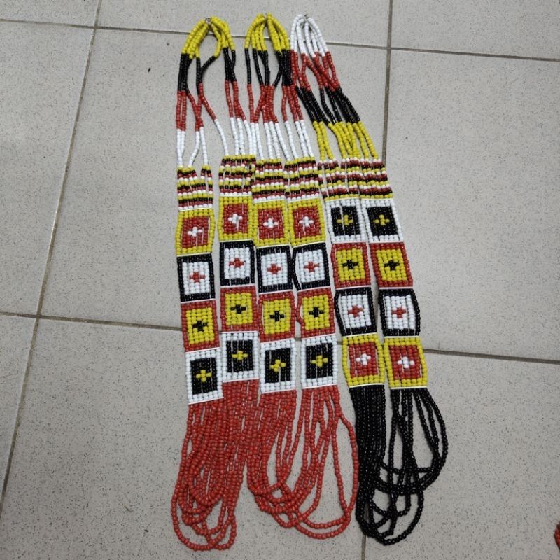 Sarawak Traditional Costume Necklace Bidayuh Dayak Rantai Bidayuh ...