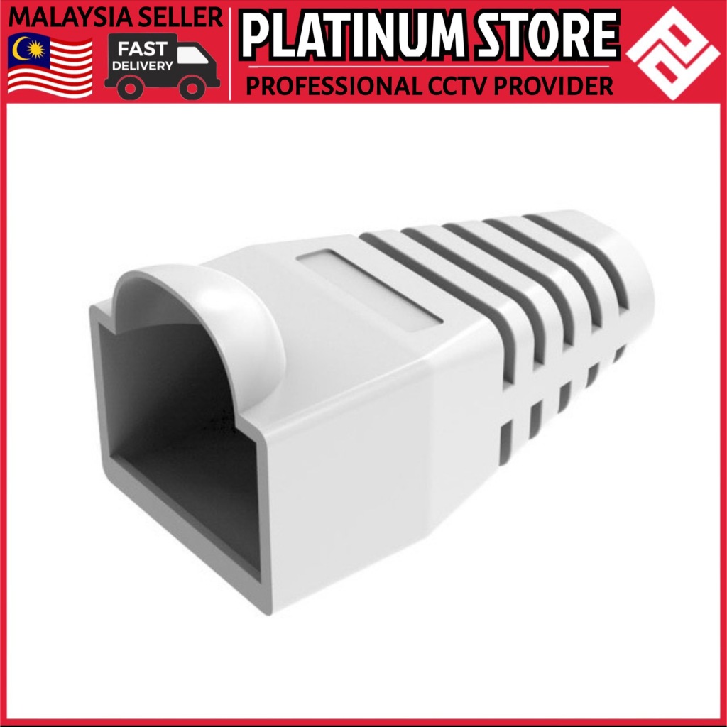 RJ45 Rubber Boot Cover Cap CAT5 CAT5E CAT6 CAT6E Network Connector ...