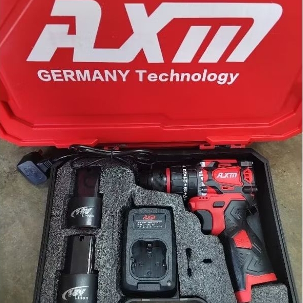 AXM GERMANY TECHNOLOGY HEAVY DUTY AX18 Li-lon impact drill 10mm 2pc 18V ...