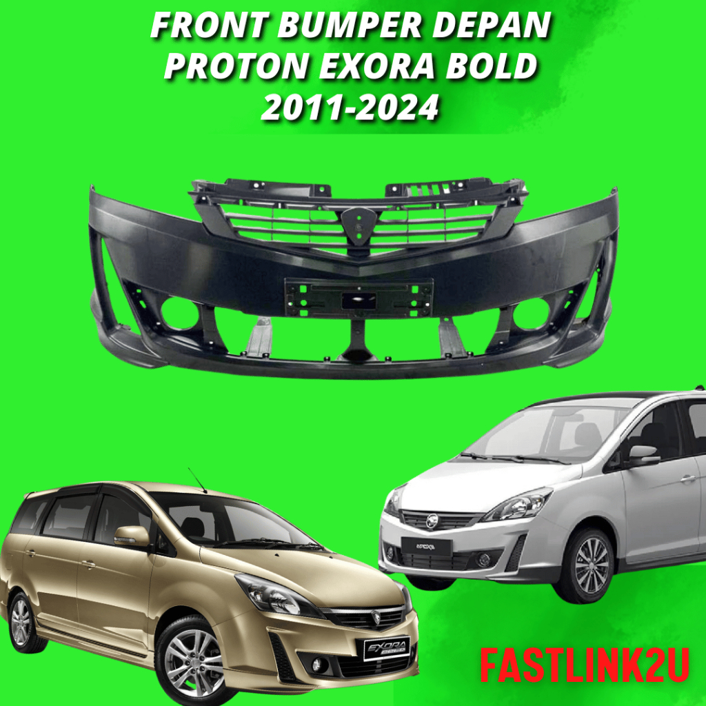 Fastlink Proton Exora Bold 2011 - 2024 Front Bumper Depan PP Material ...