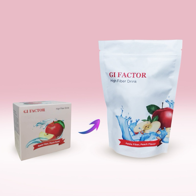 GI Factor Apple Fiber Peach Flavor High Fiber Drink Nutrition | Shopee ...