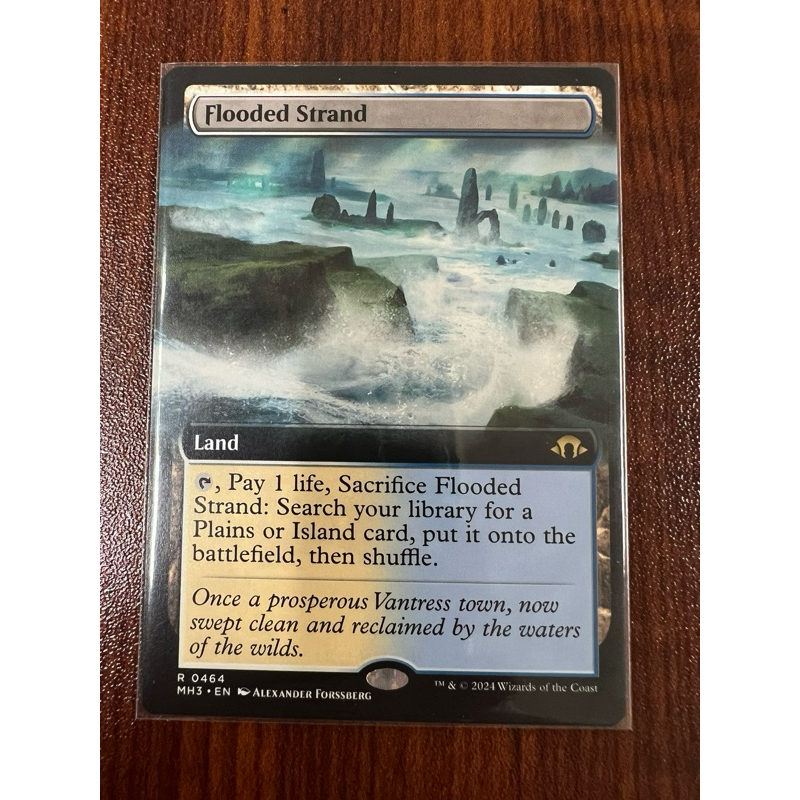 Magic The Gathering Flooded Strand (Borderless)(MH3)(Land) | Shopee ...