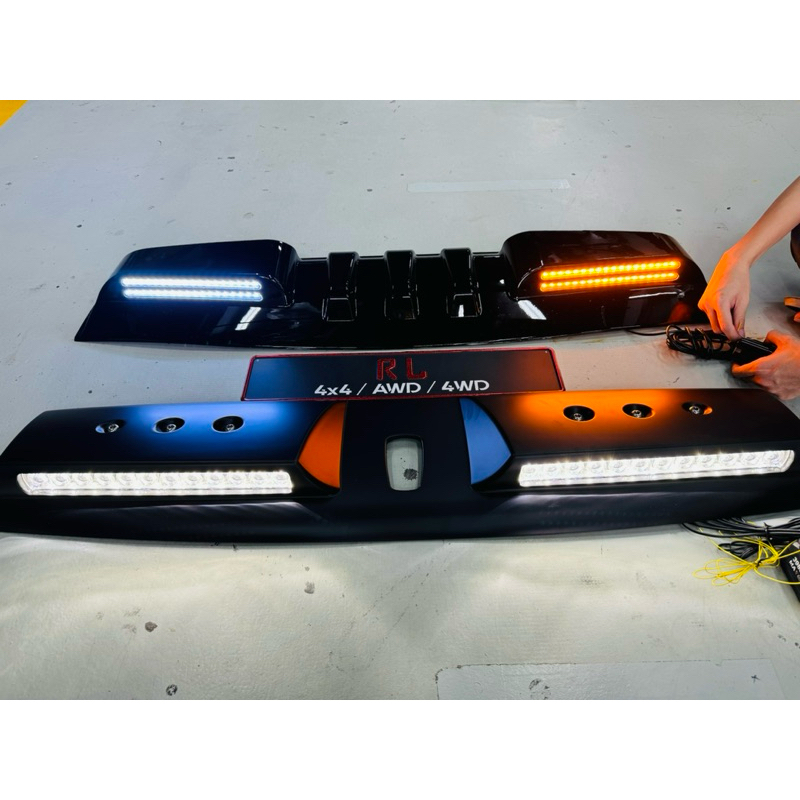 Ford ranger T6 T7 T8 T9 2015 - 2024 roof led fog spot lamp light cover ...