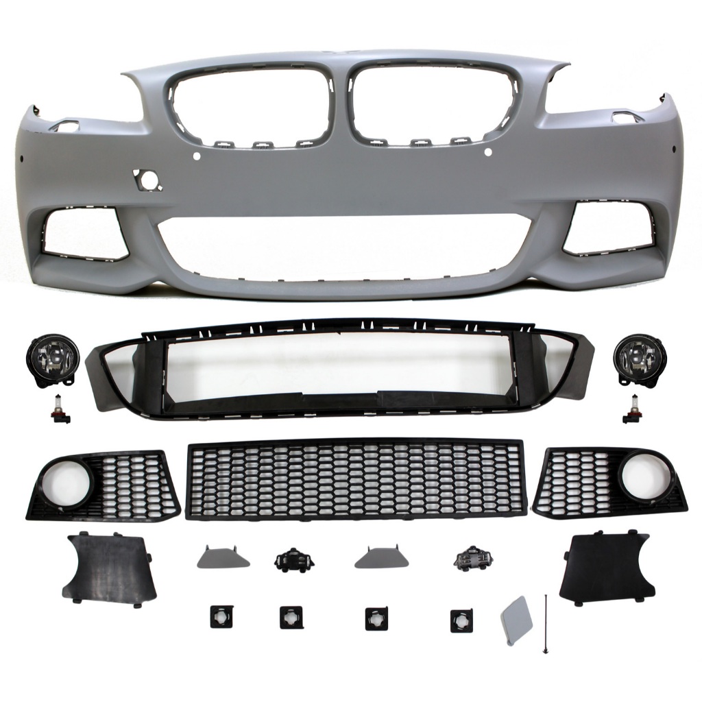 1 bmw f10 5 series Msport front Lip front bumper depan pp material ...