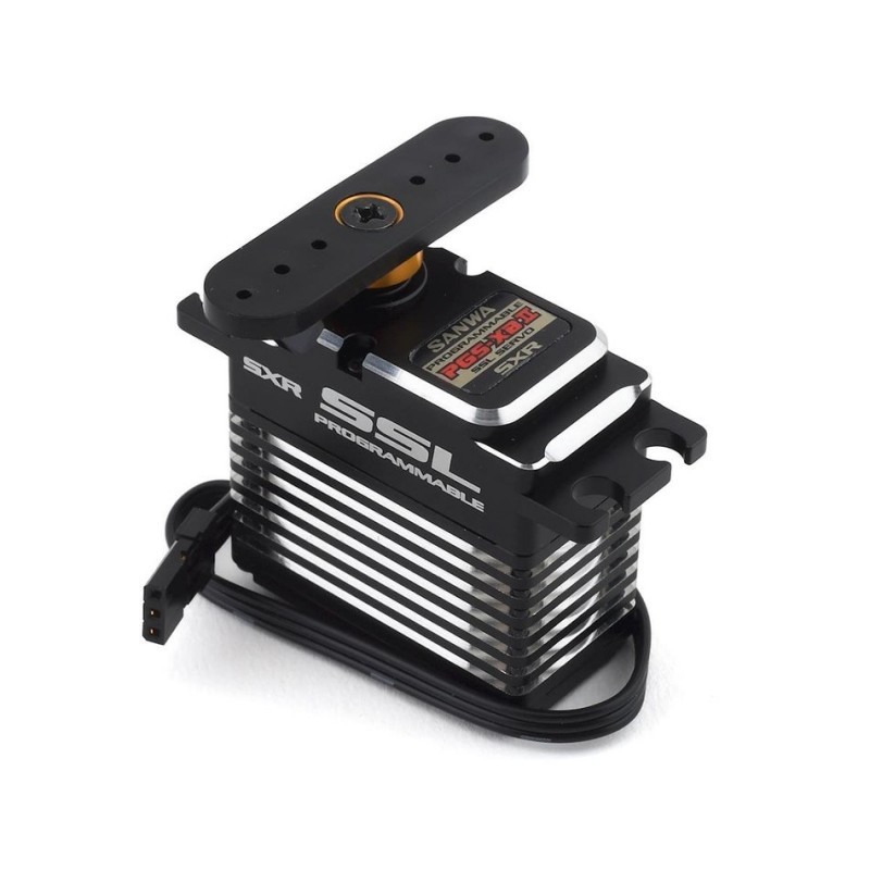 SANWA PGS-XB II SXR HIGH VOLTAGE HIGH TORQUE ALUMINIUM CASE METAL GEAR BRUSHLESS SERVO | Shopee ...