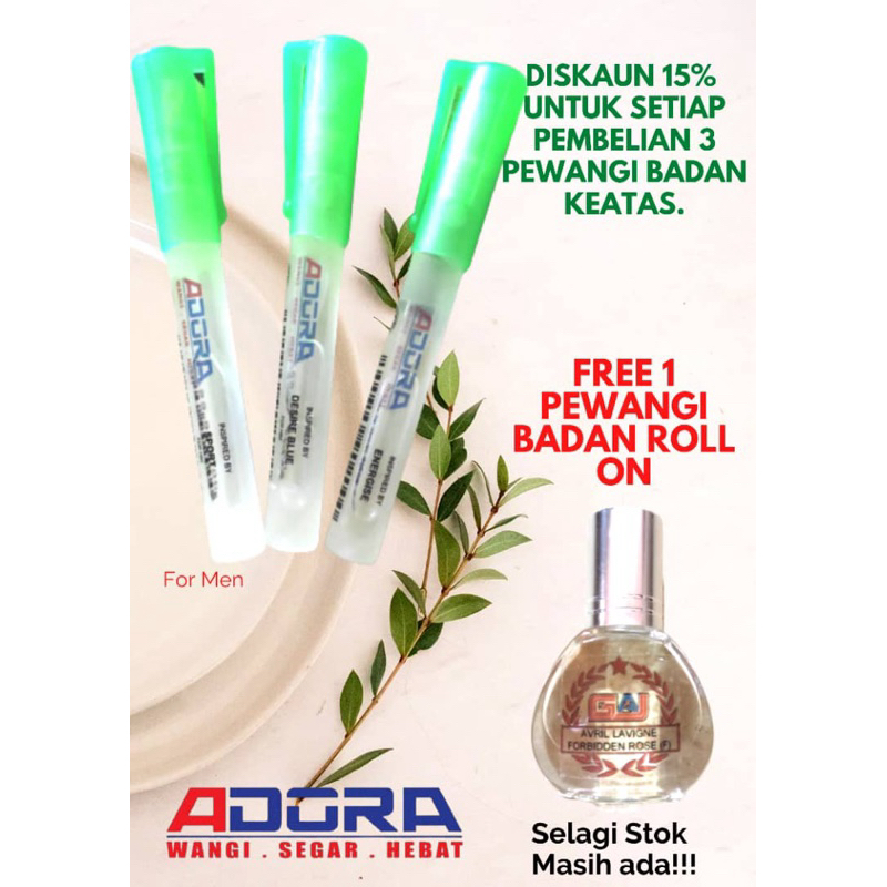 Adora pen perfume For Him / Men 8ml | Shopee Malaysia