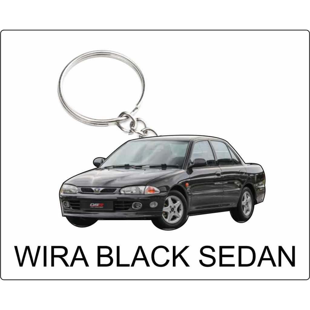 proton Wira black 2d keychain wira hitam WIRA sedan | Shopee Malaysia