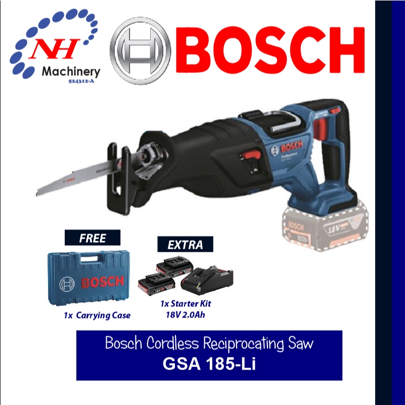 BOSCH GSA 185-LI - CORDLESS RECIPROCATING SAW | Shopee Malaysia