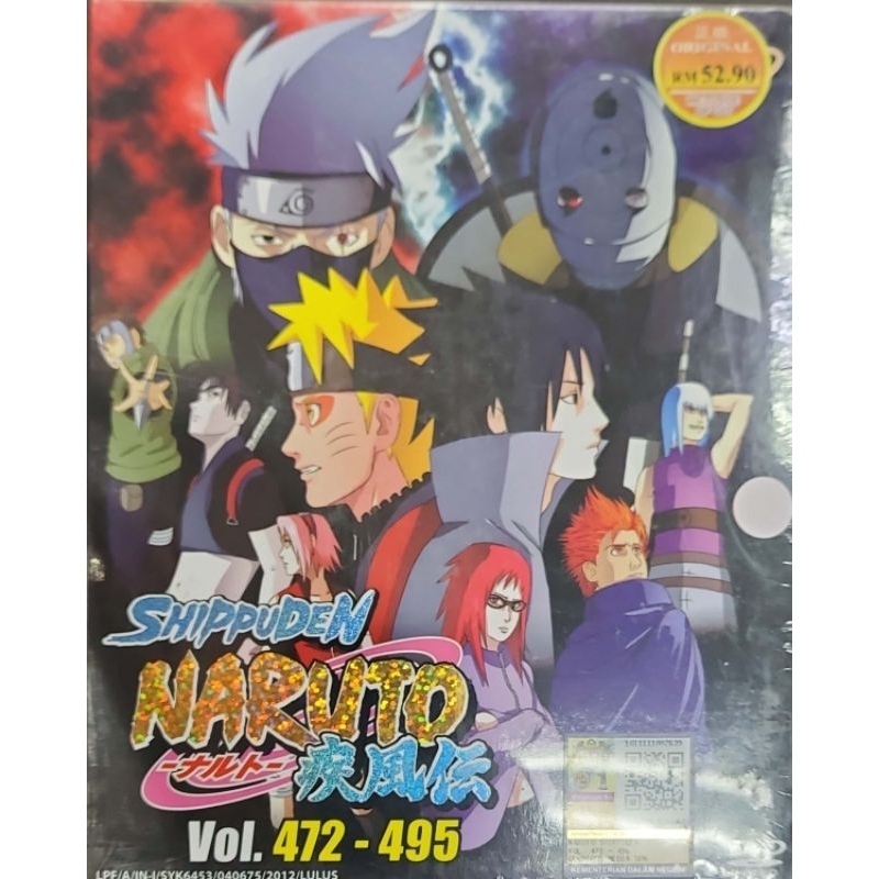 Naruto Shippuden - Vol.472-495 (DVD) | Shopee Malaysia