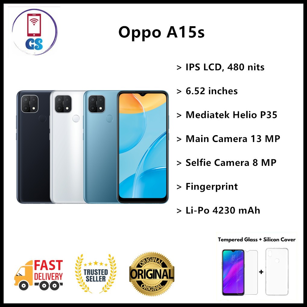 OPPO A15s - ORIGINAL USED SECONDHAND FREE FULLSET | Shopee Malaysia