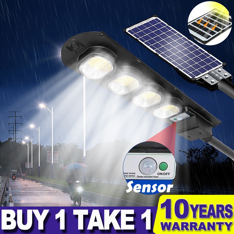 [Malaysia Stock] Lampu Solar outdoor lighting IP67 waterproof Auto On ...