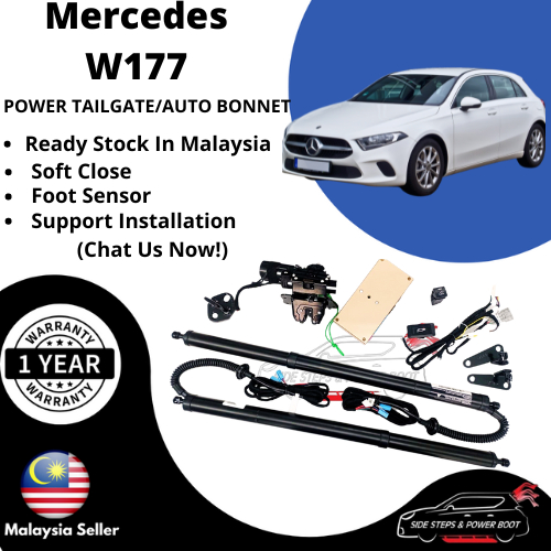 Mercedes W177 Plug&Play Electric Auto Tailgate Power Boot Soft Close ...
