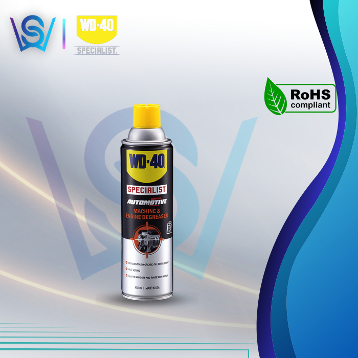 WD-40 Specialist Automotive Machine & Engine Degreaser 450ml WD40 GRIS ...