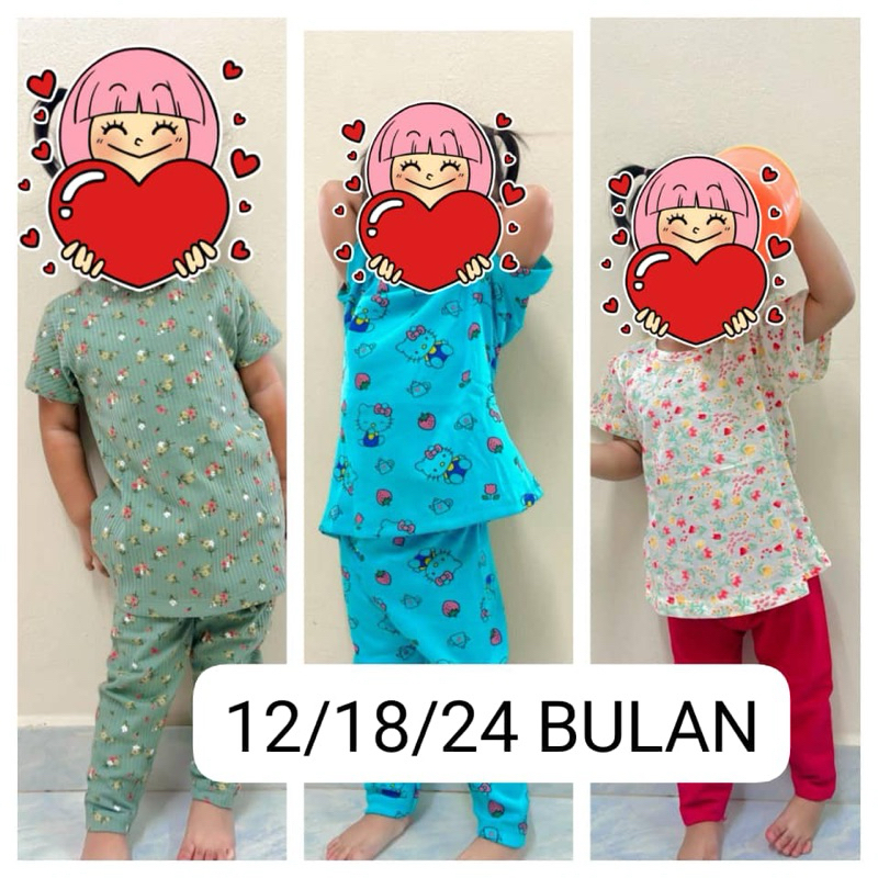 Baju Budak Perempuan Kids Girl Clothes Set | Shopee Malaysia