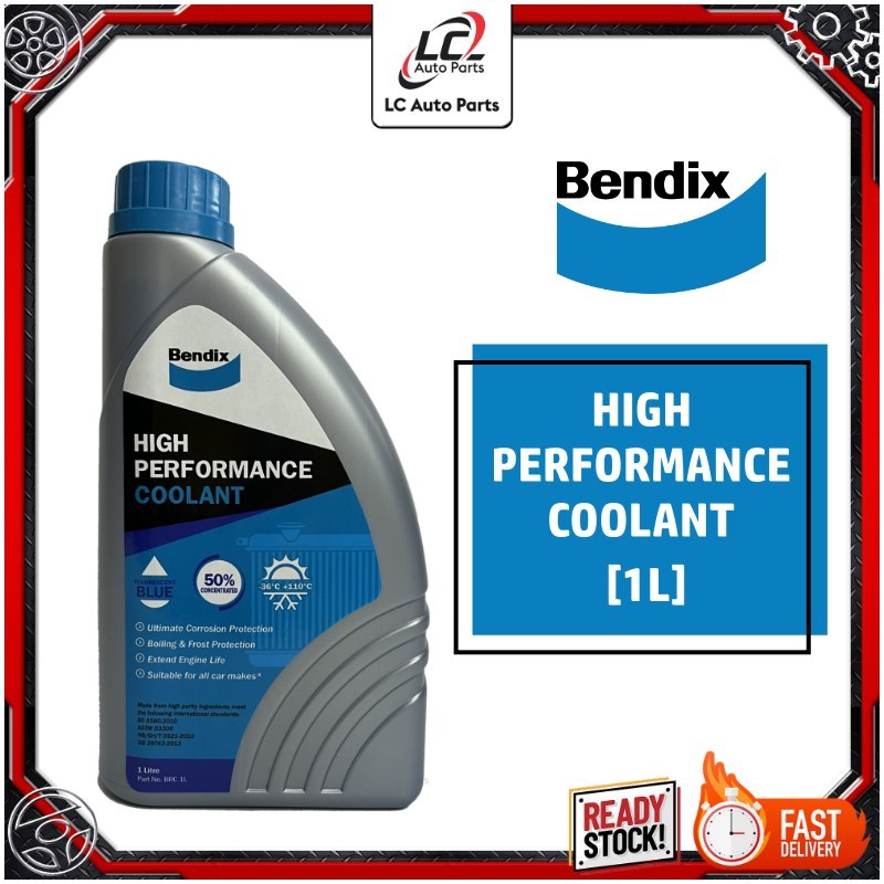 Bendix High Performance Coolant [1L] pre-mixed Organic Acid Technology (OAT) coolant with ...