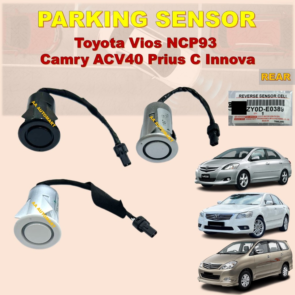 ORI Reverse Sensor Toyota Vios NCP93 Camry ACV40 Prius C Innova 89341 ...