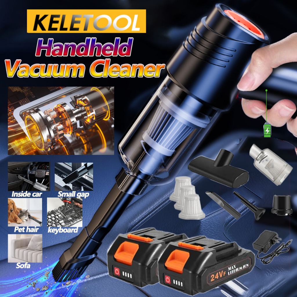 Vacuum Cleaner kereta rumah cordless mini vakum rumah hand wireless ...