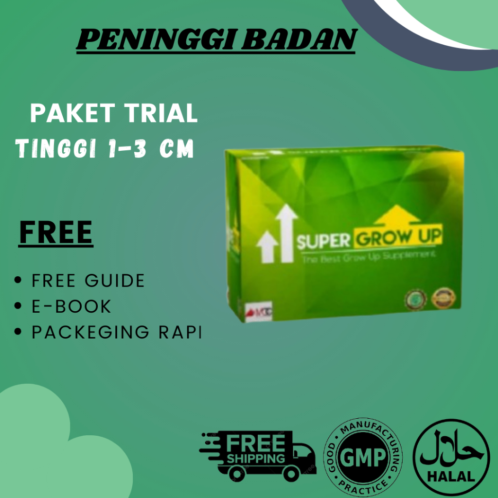SUSU SUPER GROW UP TAMBAH TINGGI BADAN IDEAL 3-15CM LULUS KKM | Shopee ...