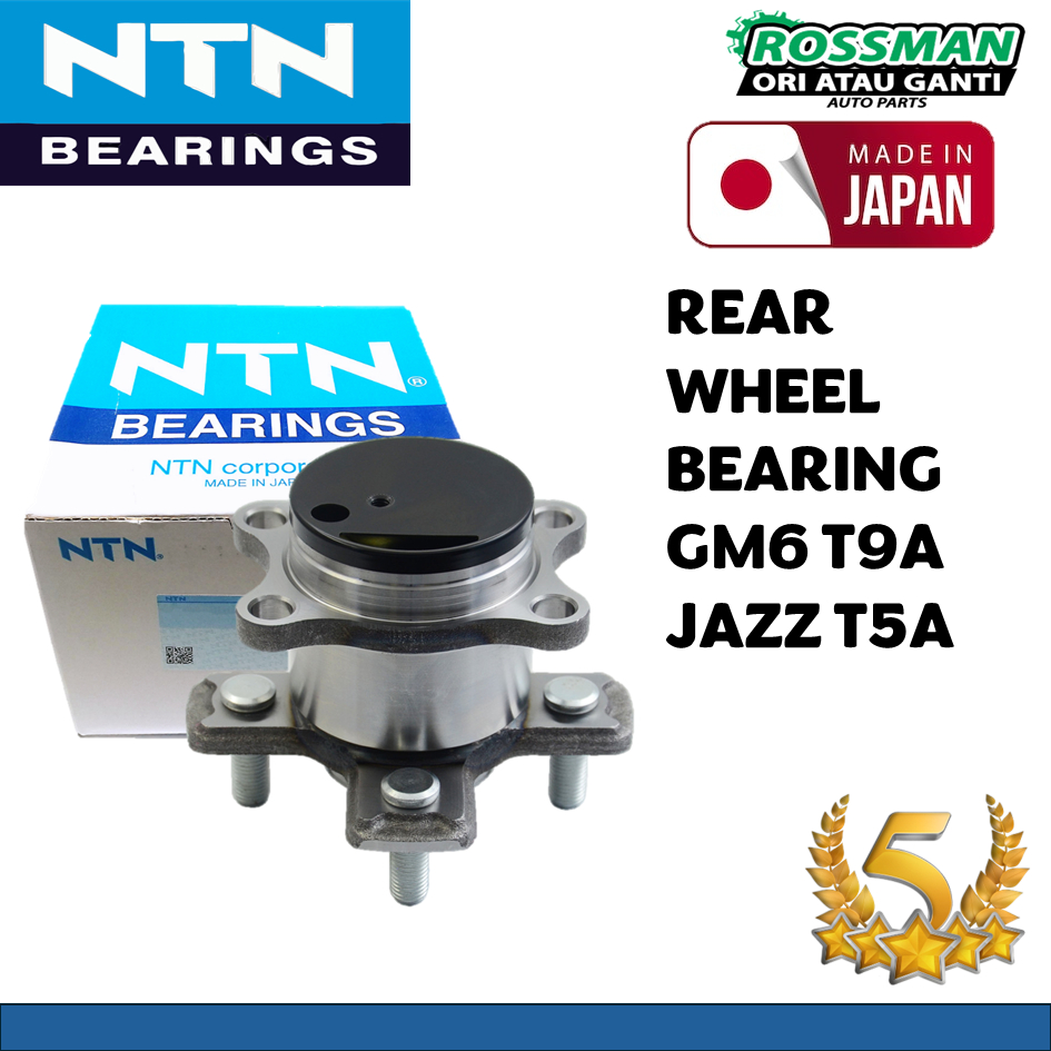 NTN Rear Wheel Bearing Honda Gm6 T9A , JAZZ T5A ( HUB409T-4 ) | Shopee ...