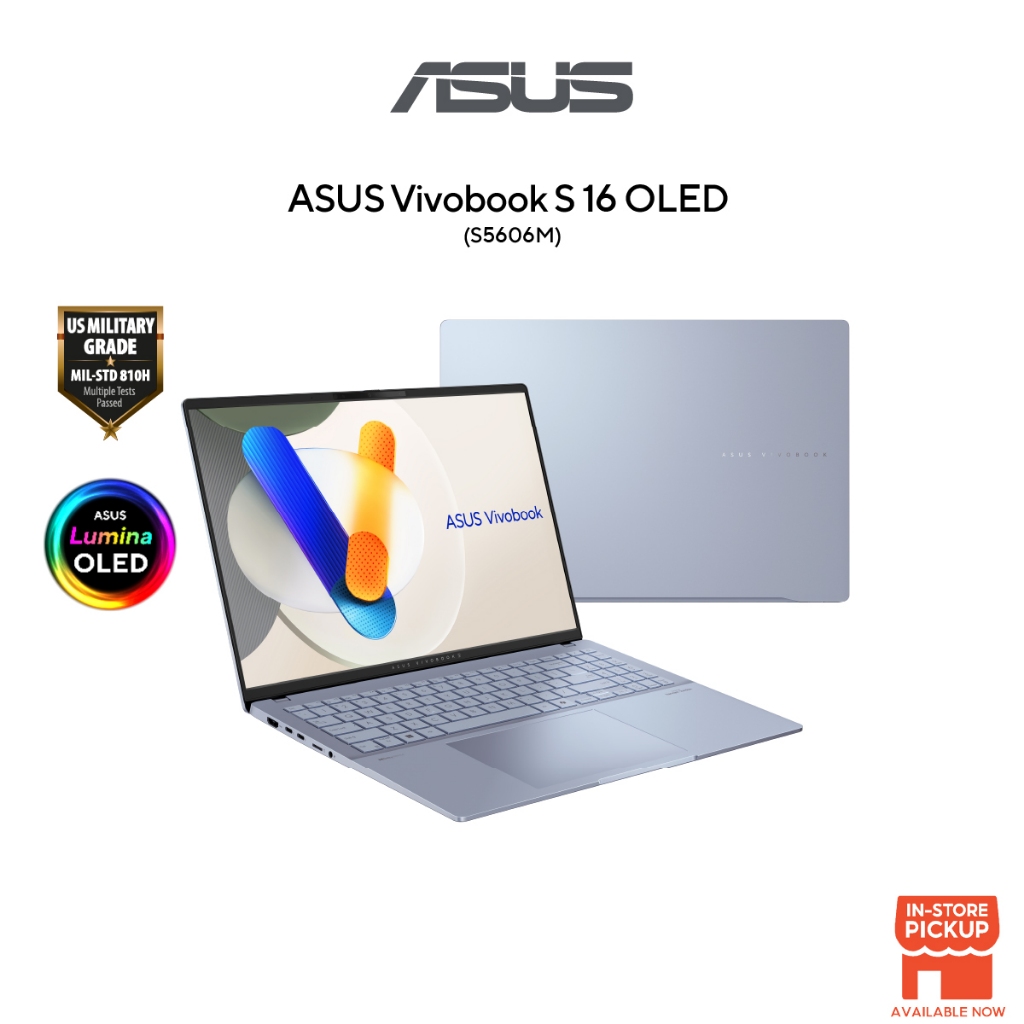 ASUS Vivobook S16 OLED S5606M ( CU5-125H 16GB /512GB /16" OLED 3.2K/RGB ...
