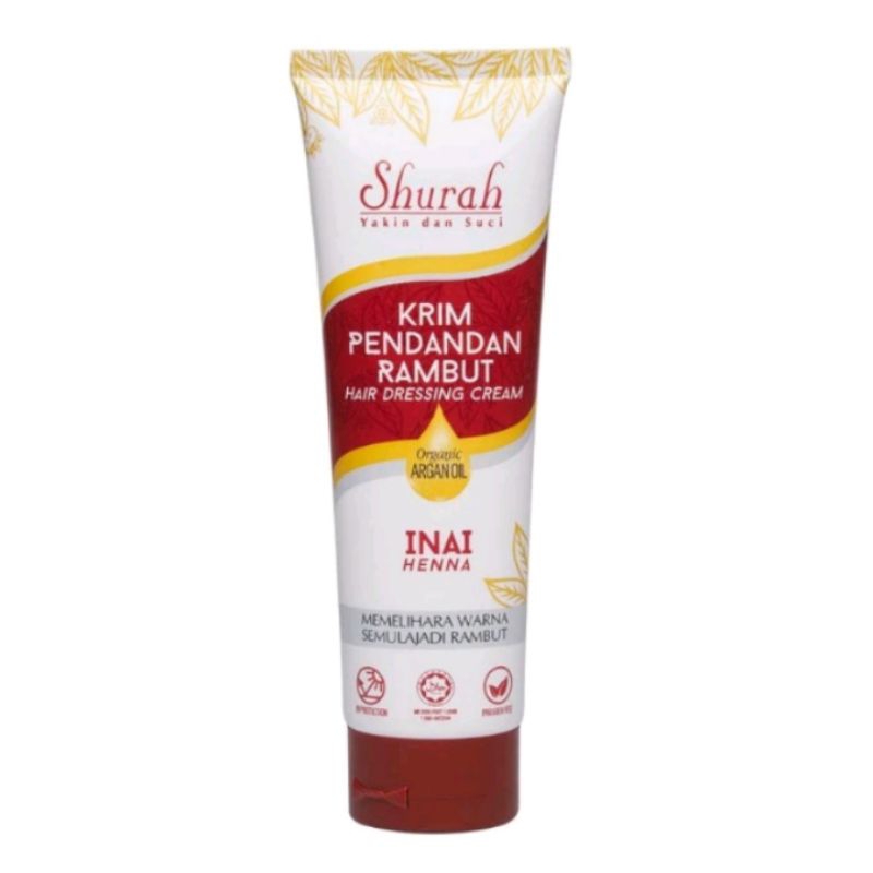SHURAH KRIM PENDANDAN RAMBUT INAI HAIR DRESSING CREAM HENNA WITH ...