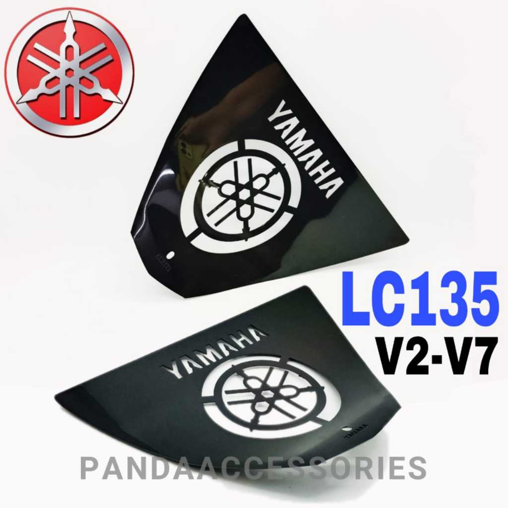 YAMAHA ENGINE COVER LC135 V2-V7 PROTECT ENJIN HITAM TIGA SEGI ...