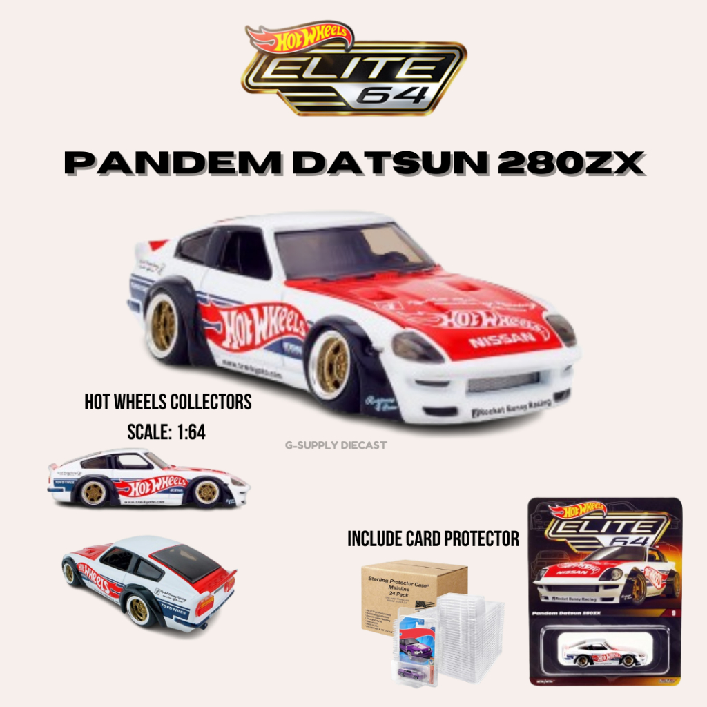 ( 2024 EXCLUSIVE ) Hot Wheels Elite 64 Pandem Datsun 280ZX Real Car ...
