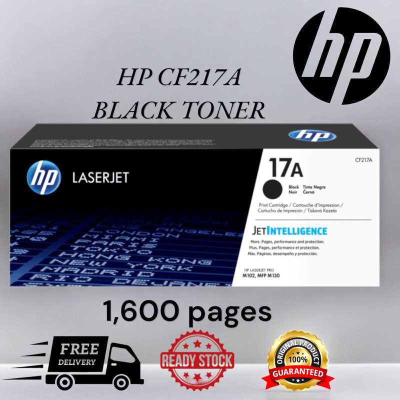 HP CF217A 217A 17A Black Original LaserJet Toner Cartridge | Shopee ...