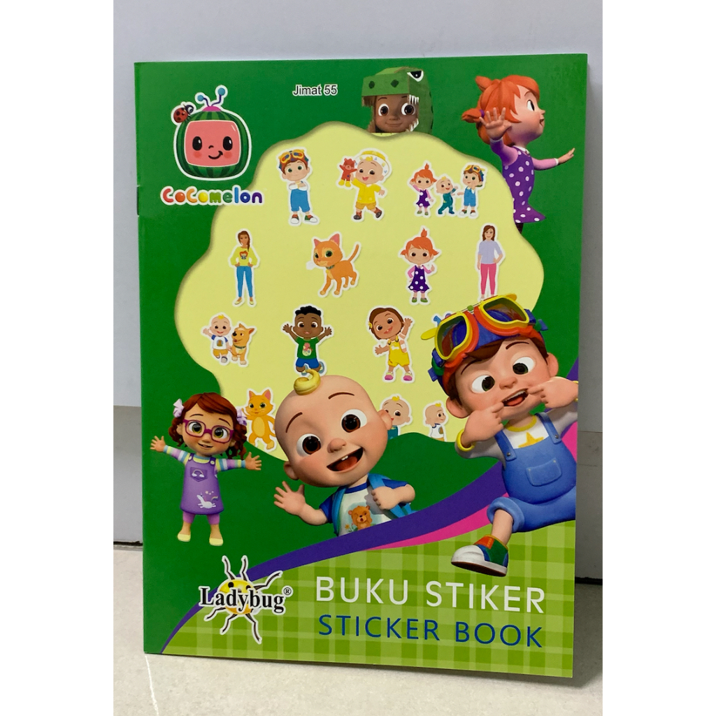 (Ready Stock) Cocomelon Fun Coloring books JJ 3in 1 Kid Writing ABC ...