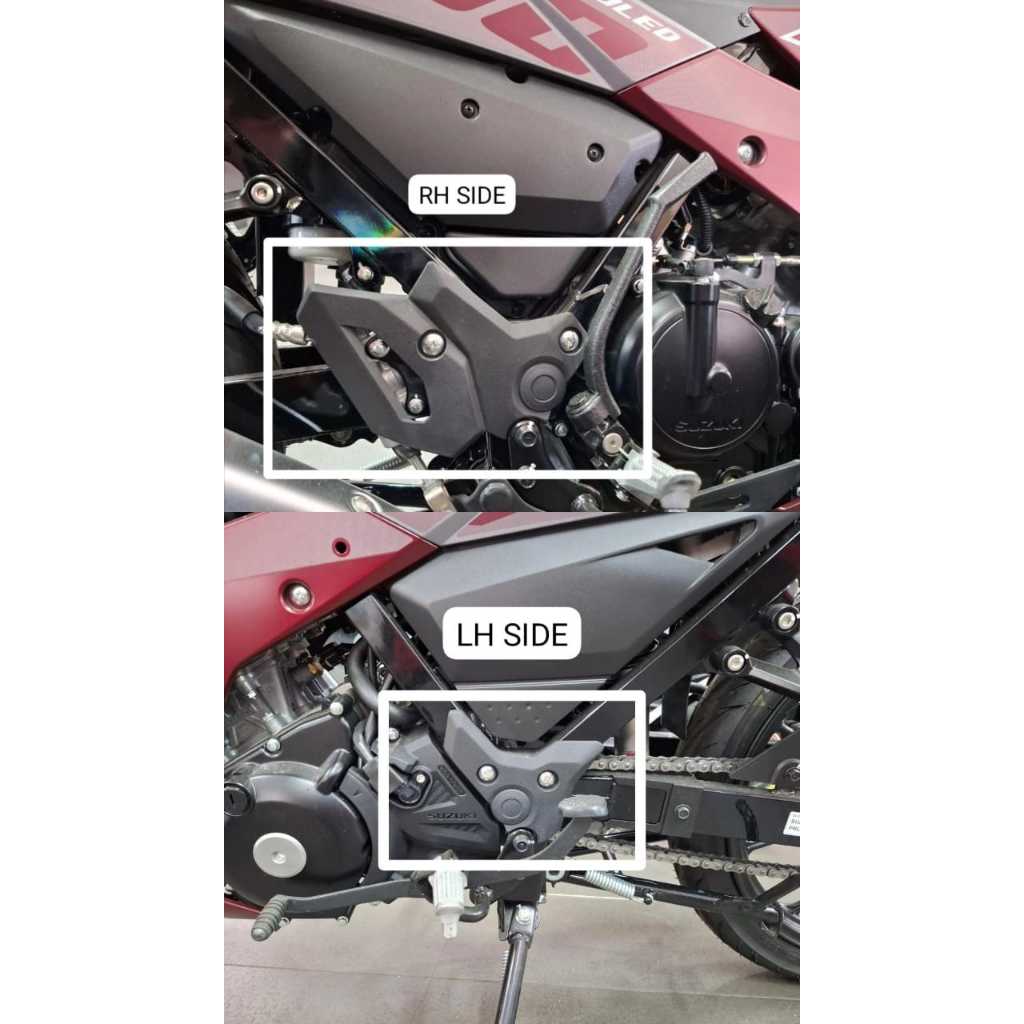 SUZUKI RAIDER GUARD FRONT FOOTREST LH/RH/SCREW ORIGINAL SUZUKI | Shopee ...