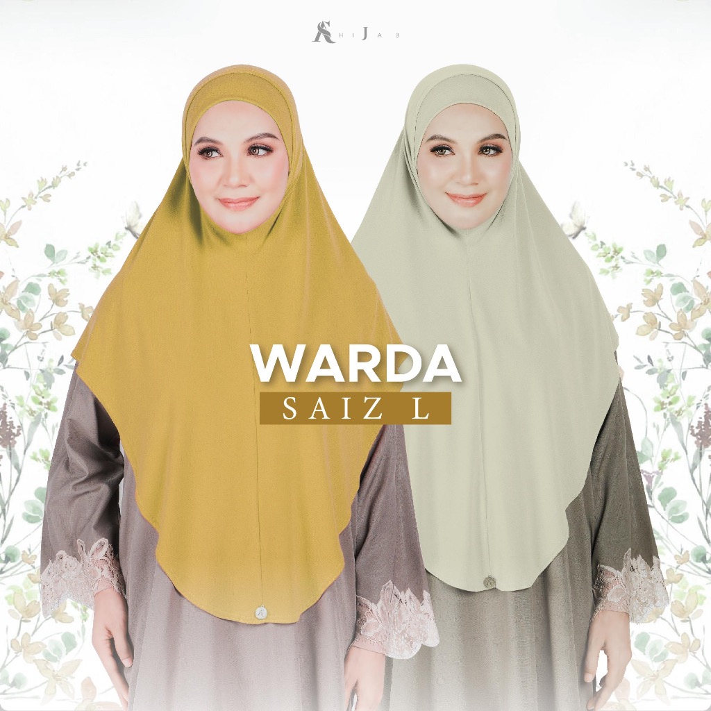 AS HIJAB WARDA PLAIN SYRIA (SIZE L) | Shopee Malaysia