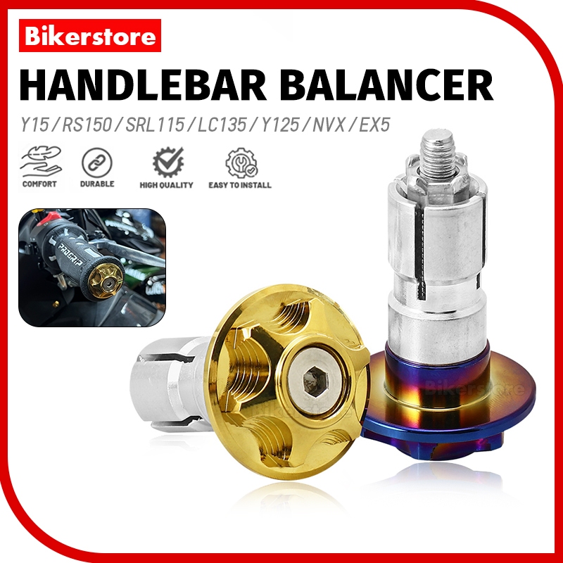 2 PCS Universal Handle Balancer CNC Alloy Handle Bar End Balancer ...