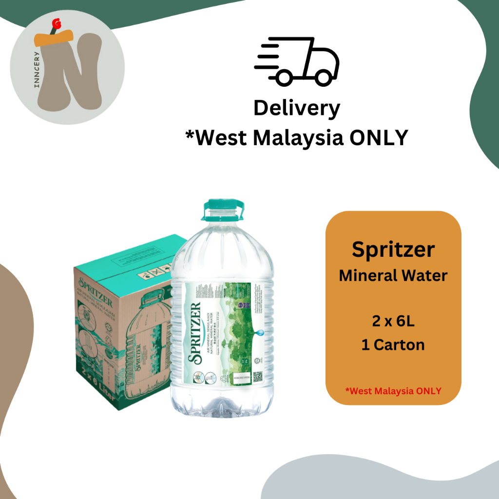 Spritzer Natural Mineral Water 2 x 6Lit (1-6Cartons) | Shopee Malaysia