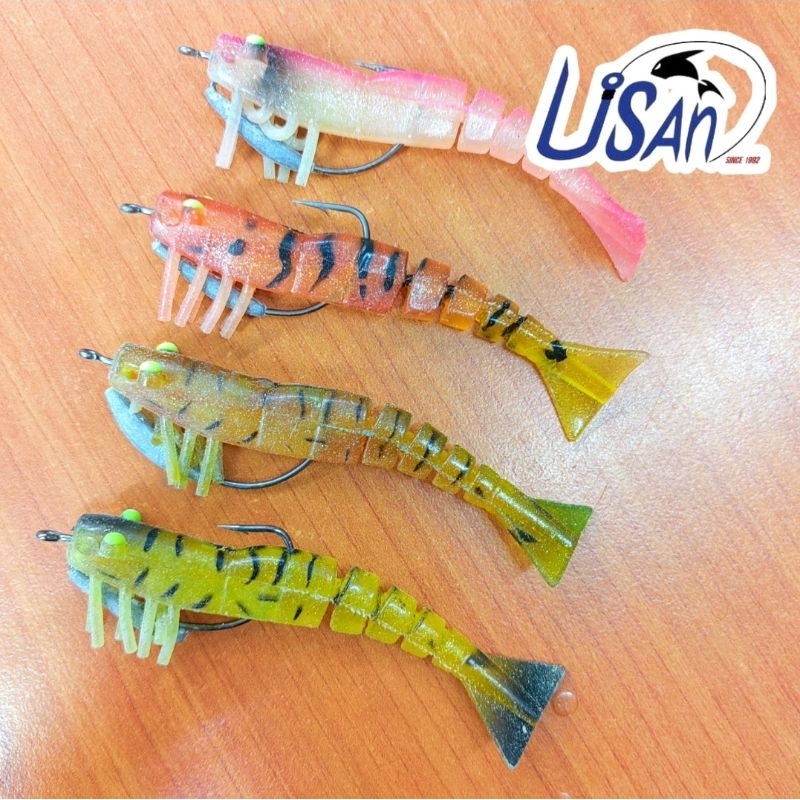 SALTWATER LIVER TIGER SERIES LIVE SHRIMP Prawn Hook | Shopee Malaysia