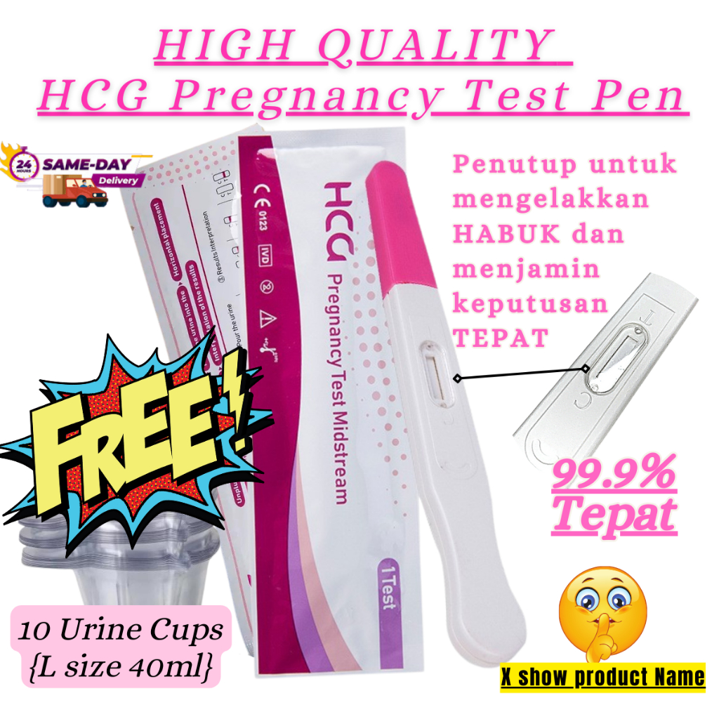 HIGH QUALITY Pregnancy Test Pen HCG Urine Pregnancy Test Kit OVULATION ...