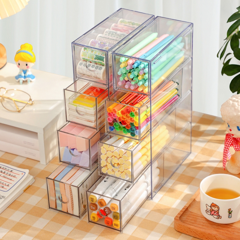 Stationary Storage Box Pencil Organizer Desk Office Table Organiser ...