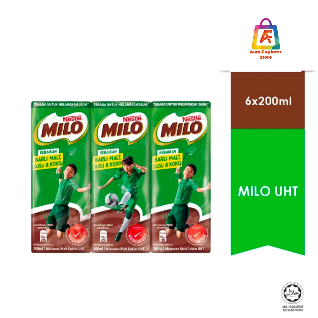 MILO Activ-Go UHT (200ml x 6's) | Shopee Malaysia