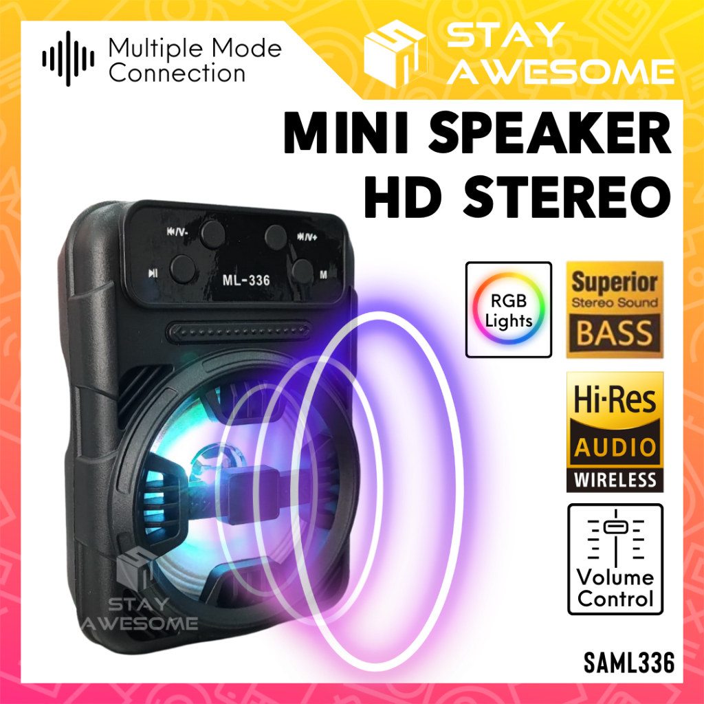 Portable Mini Radio Loud Speaker Wireless Bluetooth Sepiker Bass Spiker ...