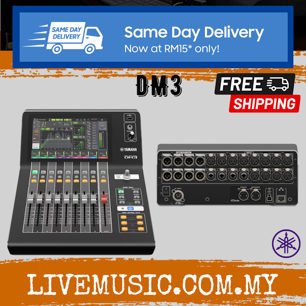 Yamaha DM3 22-channel Digital Mixer with Dante ( DM-3 / DM 3 ) | Shopee Malaysia
