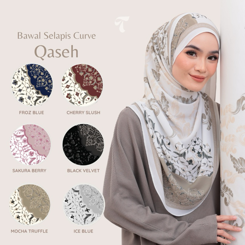 Qaseh Bawal Selapis Curve B48 Triangle Shawl | Shopee Malaysia