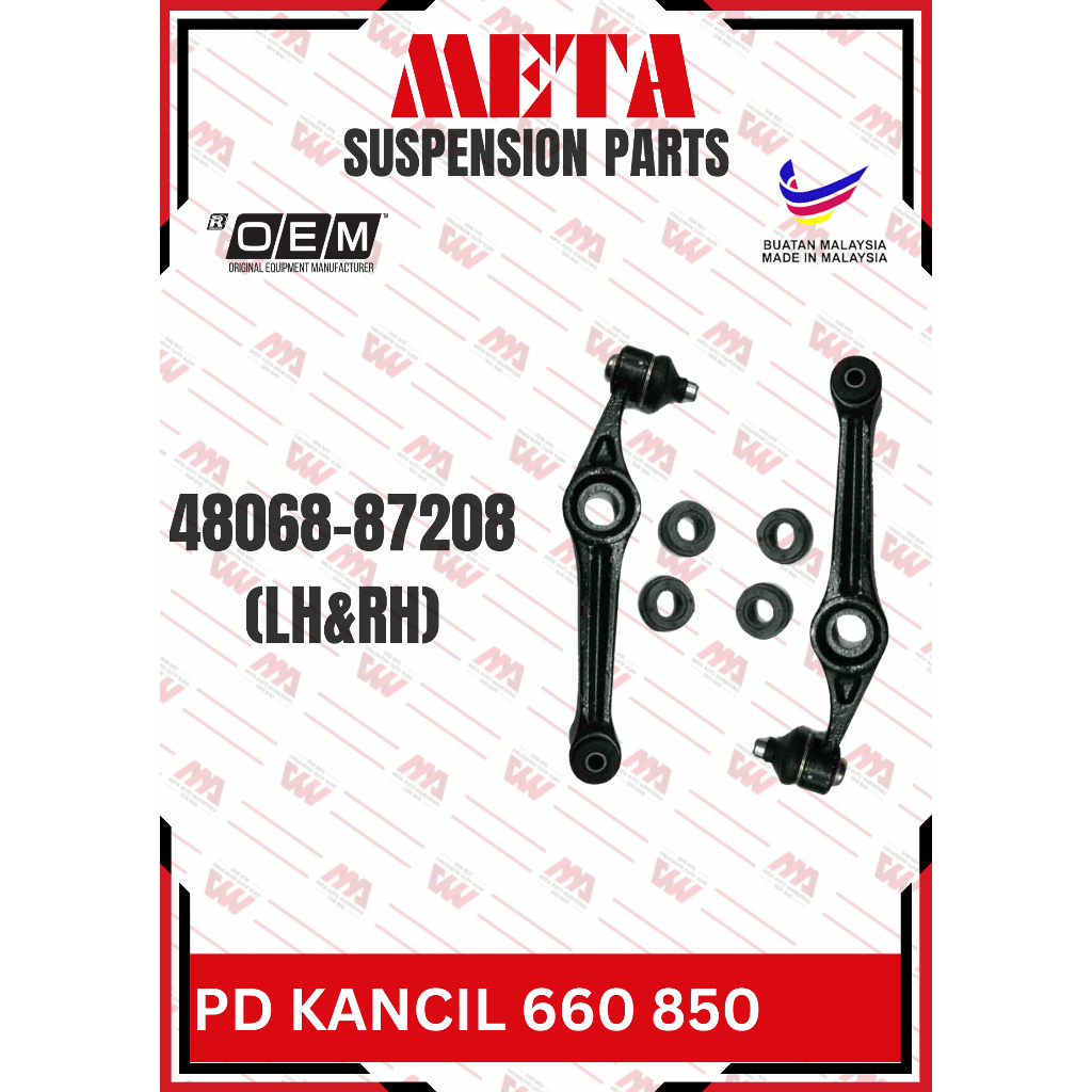 LOWER ARM 48068-87208 SUITABLE FOR -KANCIL 660/880 (PRICE FOR 1 SET ...