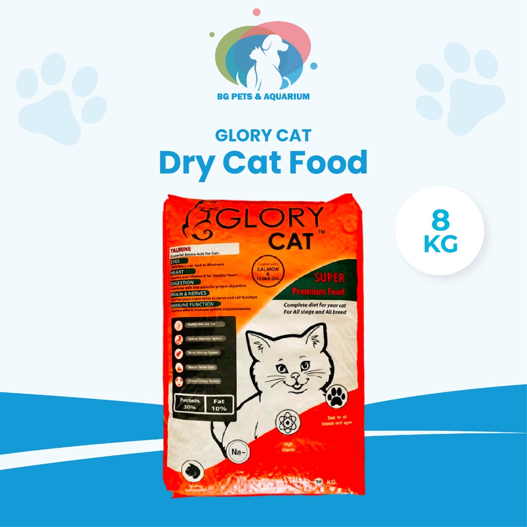 GLORY CAT Dry Cat Food 8KG / Makanan Kucing 8KG | Shopee Malaysia