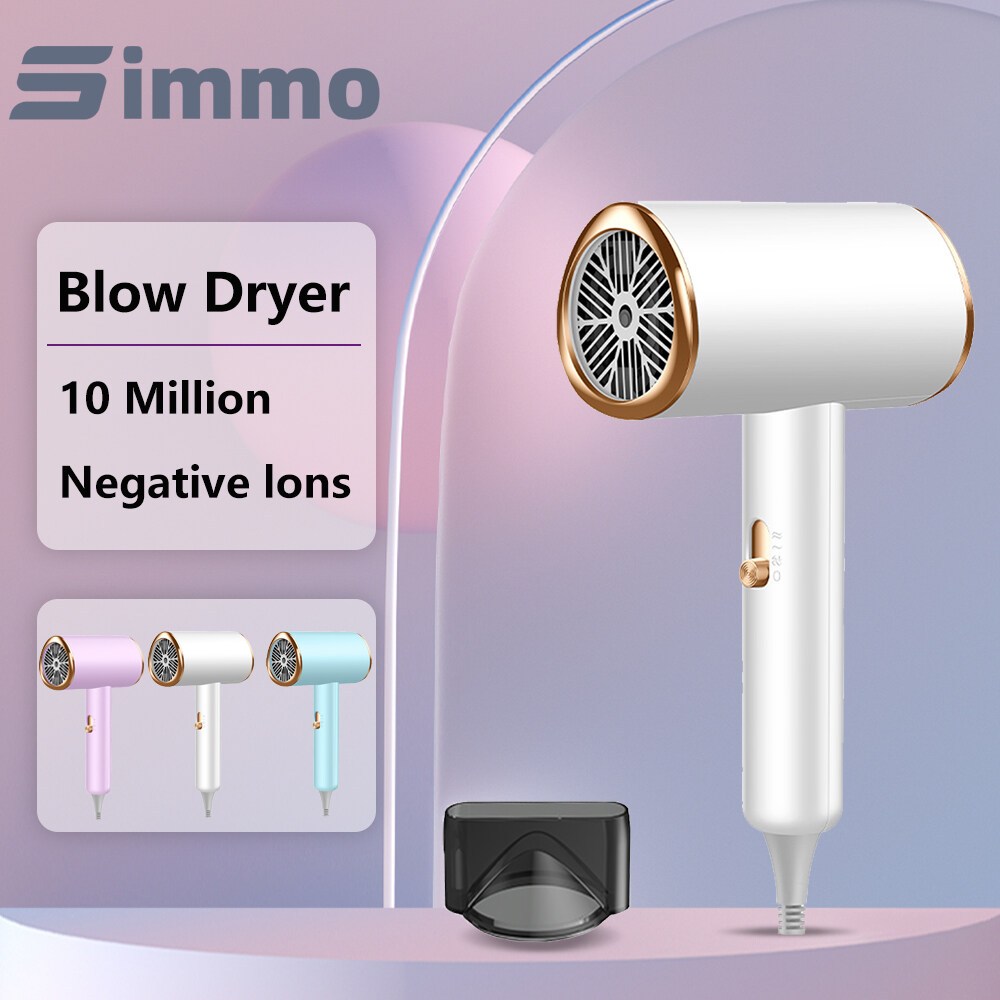 SIMMO Blow Dryer 11000 rpm High Speed Hair Dryer 57°C Constant ...